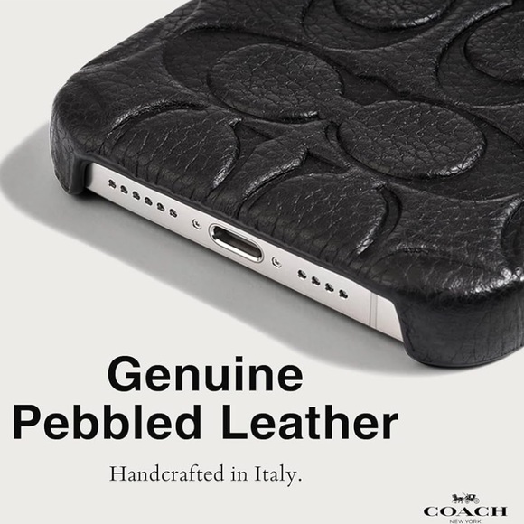 Coach | Accessories | Coach New York Iphone 5 Pro Case Genuine Leather ...